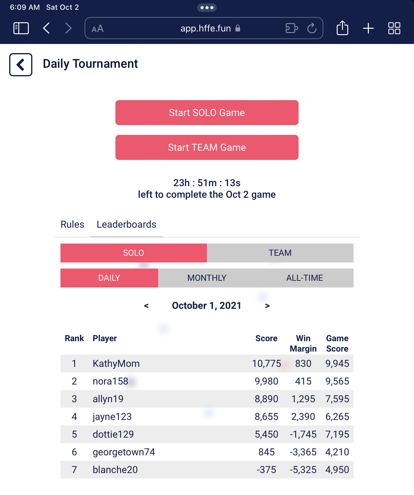HFFE Duplicate Hand & Foot Daily Tournament – Hand & Foot Friends ...
